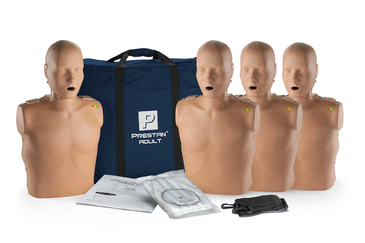 Equip Your Entire Class: 4-Pack Professional CPR Manikins with Feedback